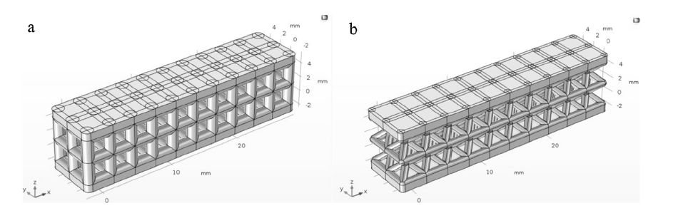 Additive manufacturing alumina components with lattice structures by ...
