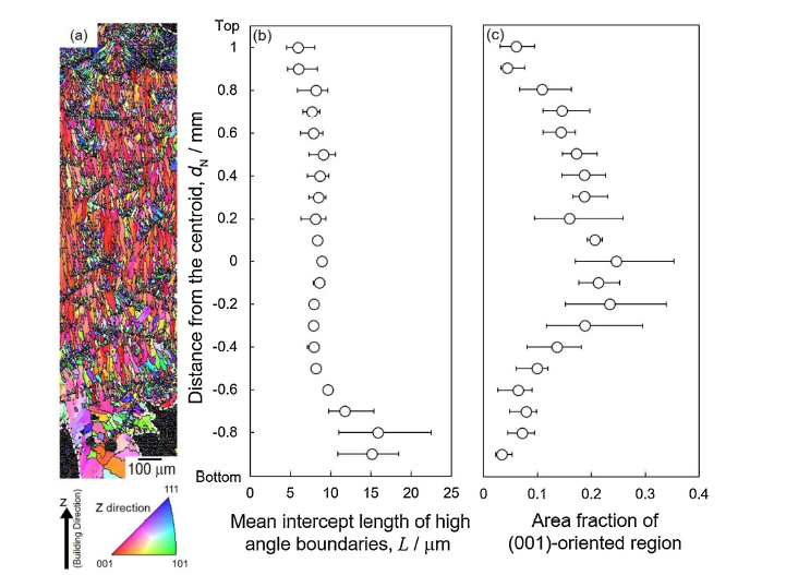 Development of gradient microstructure in the lattice structure of ...