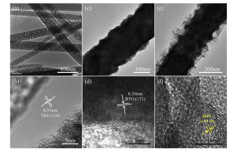 Construction of novel TiO2/Bi4Ti3O12/MoS2 core/shell nanofibers for ...